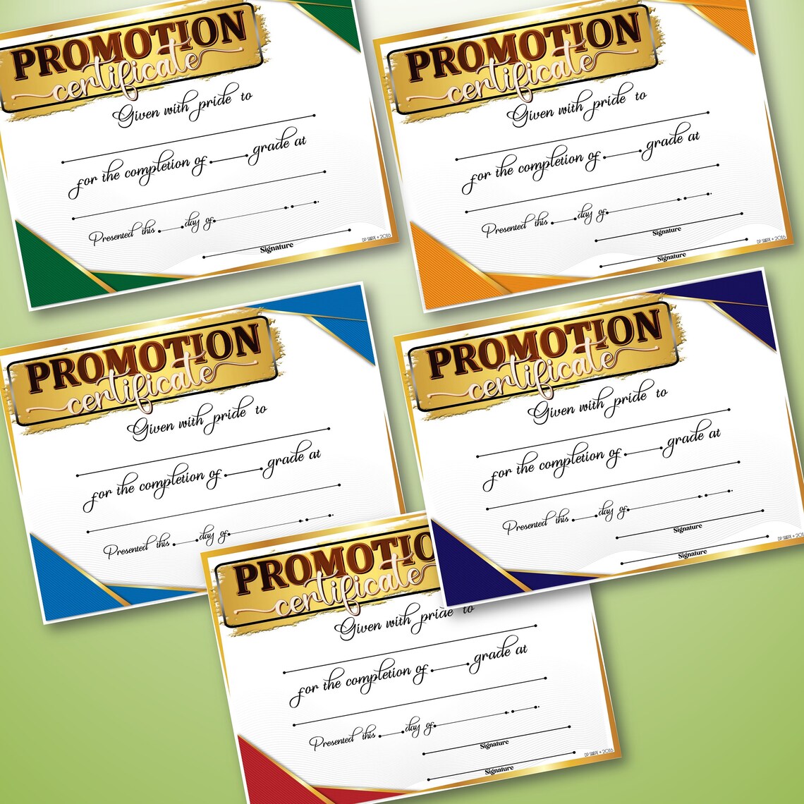 Promotion Certificates, Powerpoint Certificates, School Certificates ...