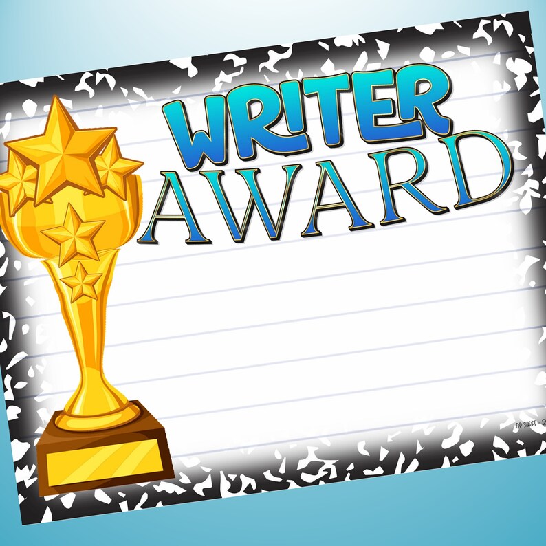 Writer Powerpoint Certificate, Powerpoint Certificate, Writer ...