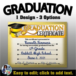 Graduation Certificate, Powerpoint Certificates, School Certificates ...