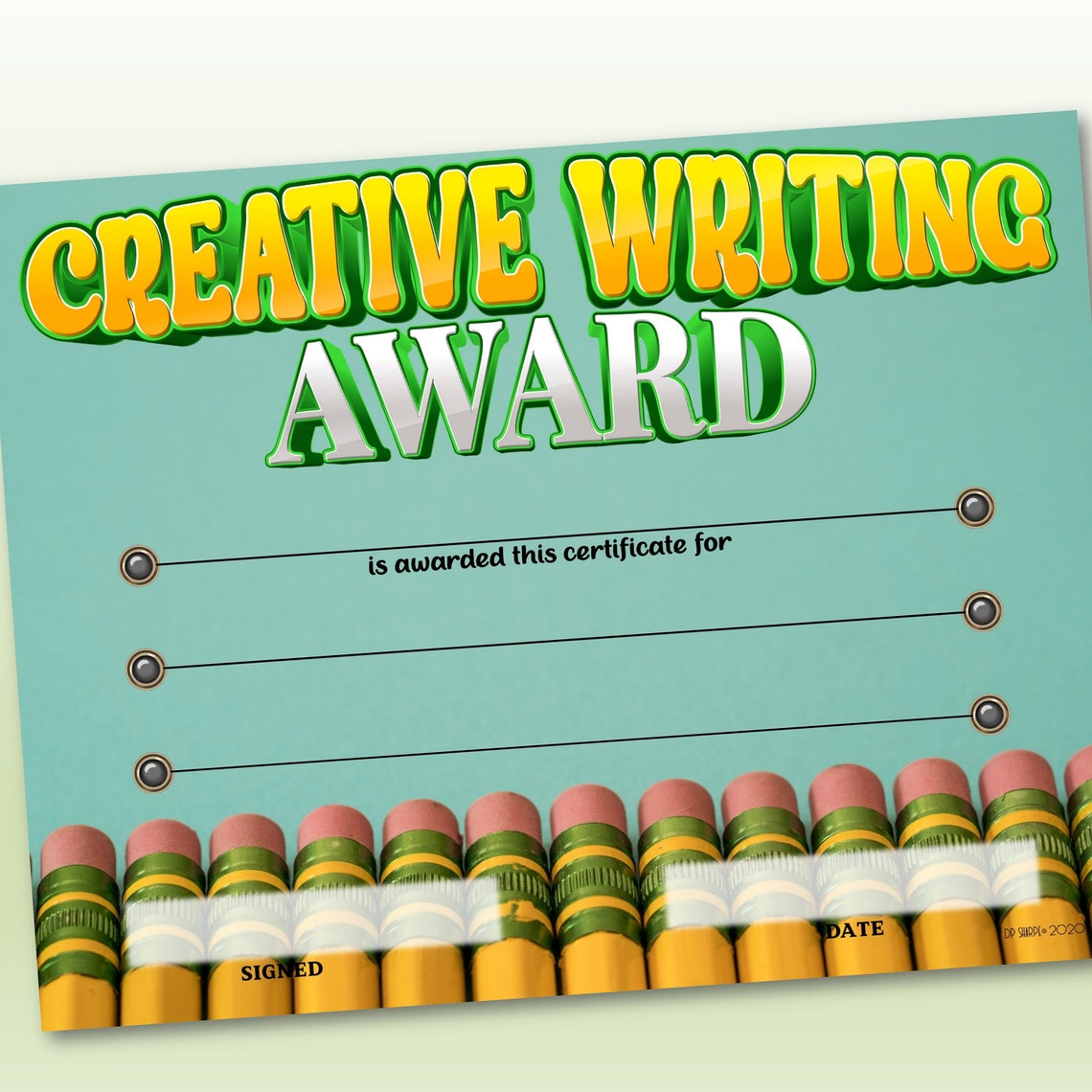 Writer Powerpoint Certificate, Powerpoint Certificate, Writer ...