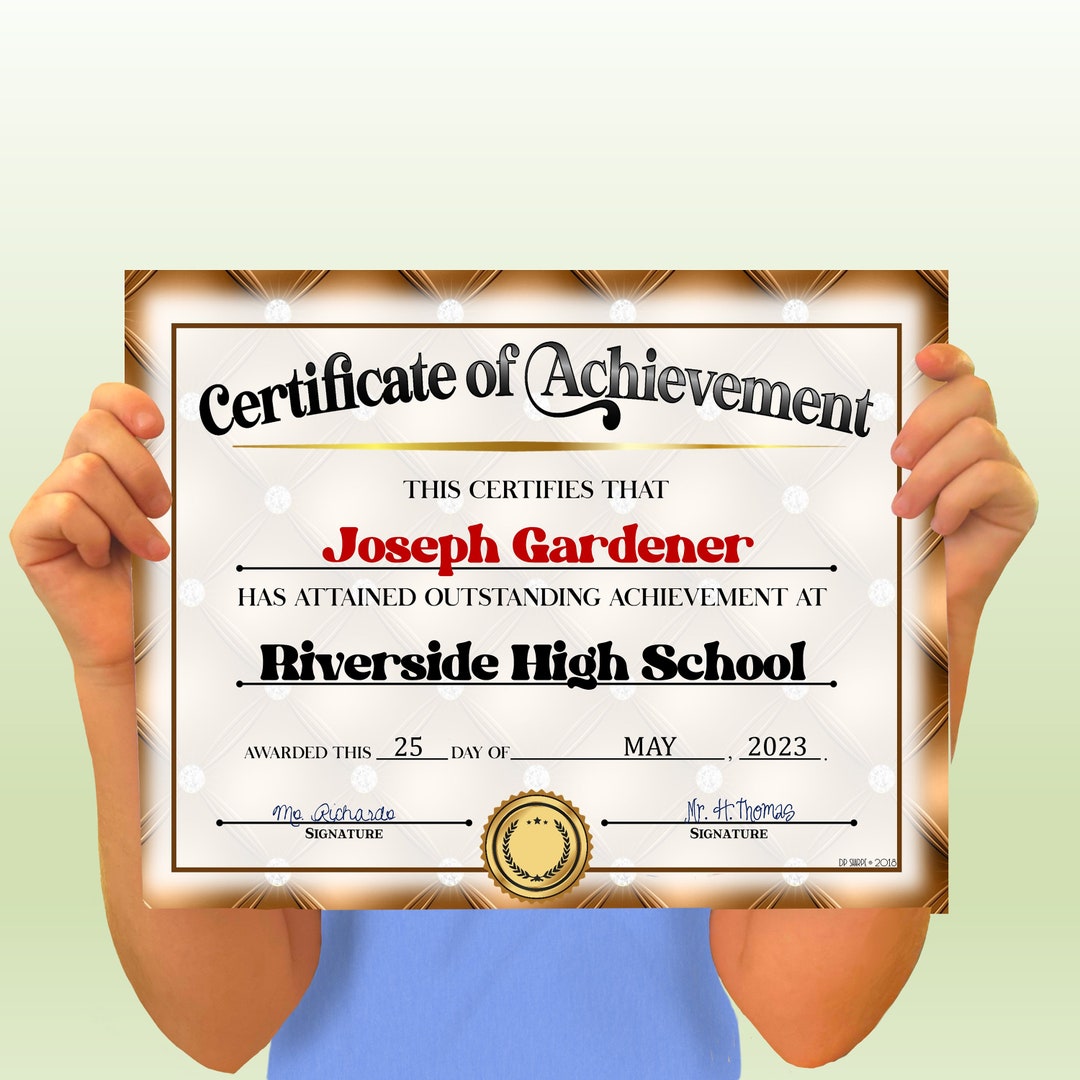 Achievement Powerpoint Certificates, Powerpoint Certificate ...