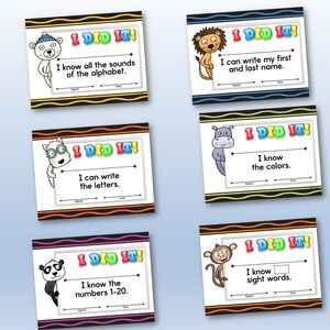 Kindergarten Skills Certificates - Etsy