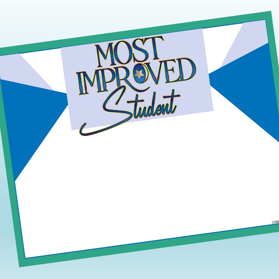Most Improved Powerpoint Certificates Powerpoint Certificate - Etsy
