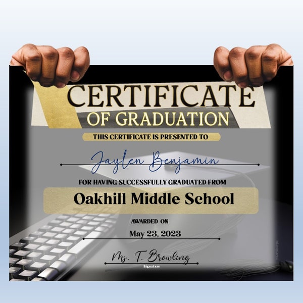 Career Day Certificates With Candy Wrappers, Powerpoint Certificates ...