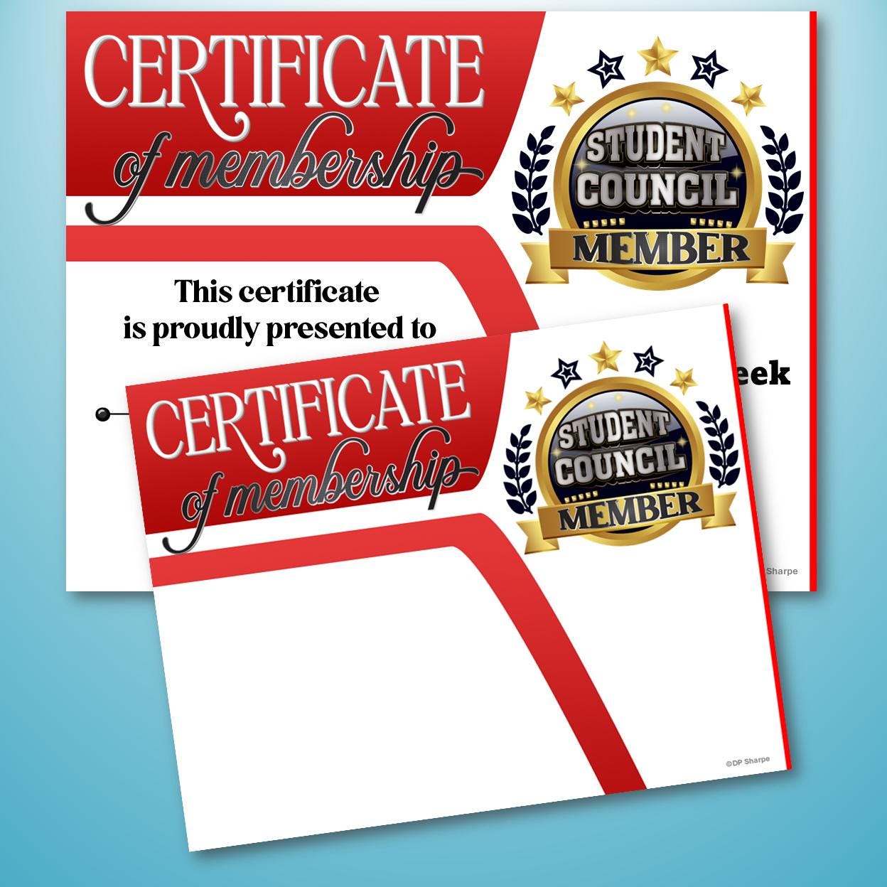 Student Council Certificate - Etsy