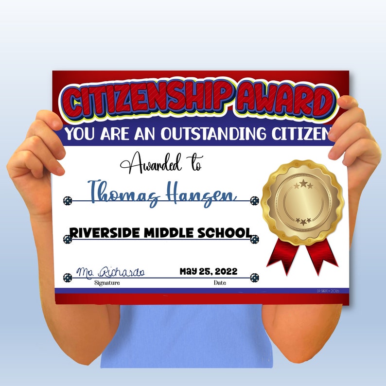 Citizenship Certificate, Powerpoint Certificates, School Certificates ...