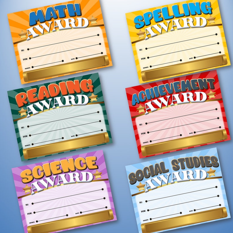 School Academic Powerpoint Certificates, Powerpoint Certificates ...