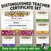 Distinguished Teacher Certificates - Etsy