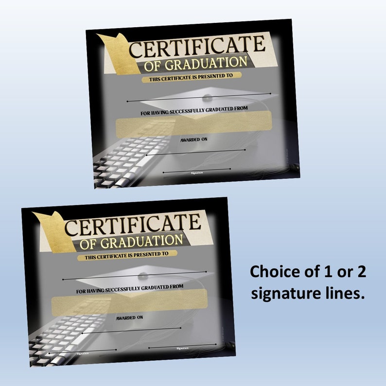 Graduation Certificate - Etsy