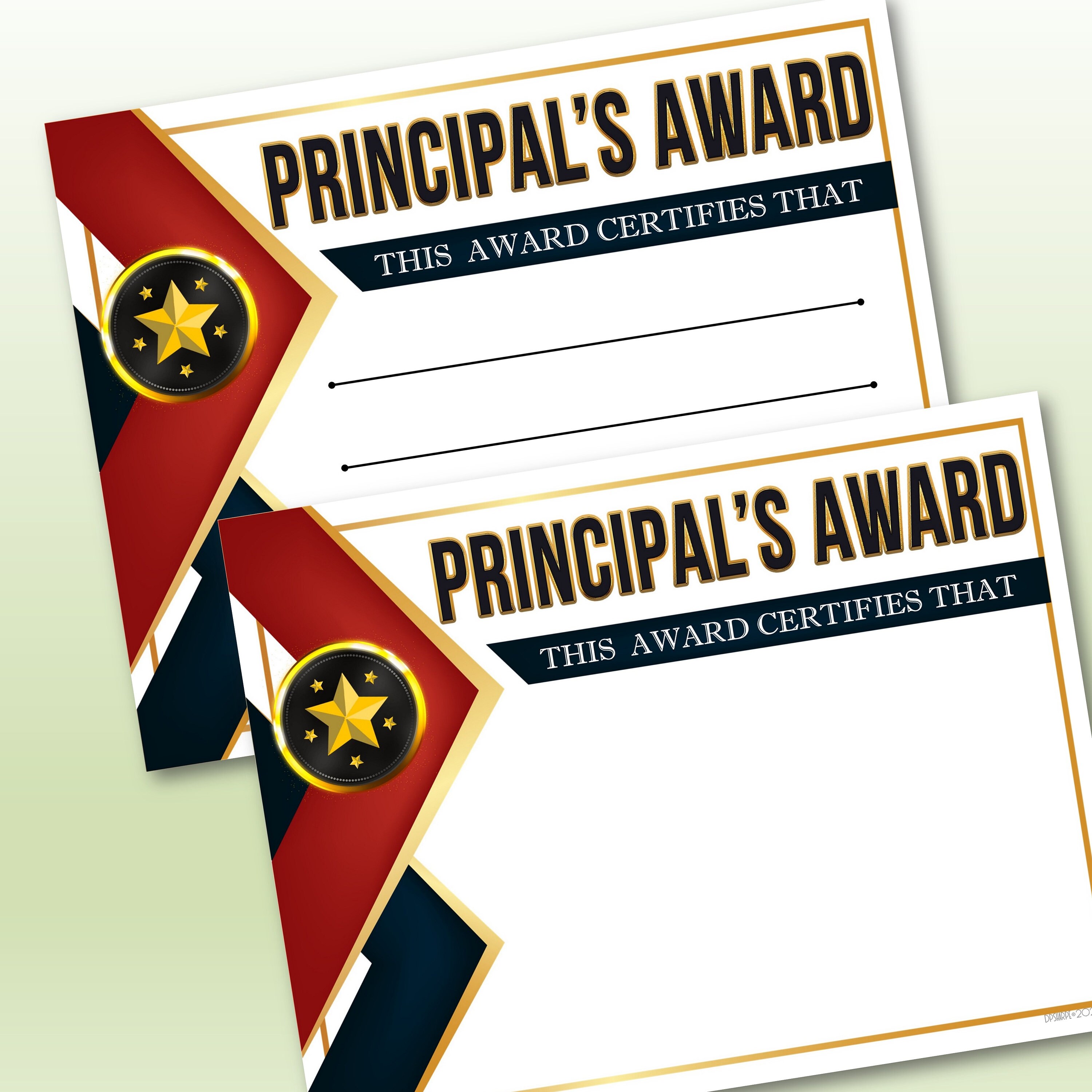 Principal’s Powerpoint Certificate, Powerpoint Certificate, Templates ...