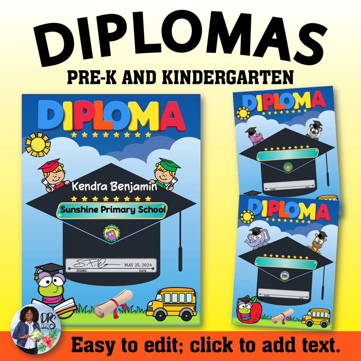 Diplomas Pre-k and Kindergarten - Etsy