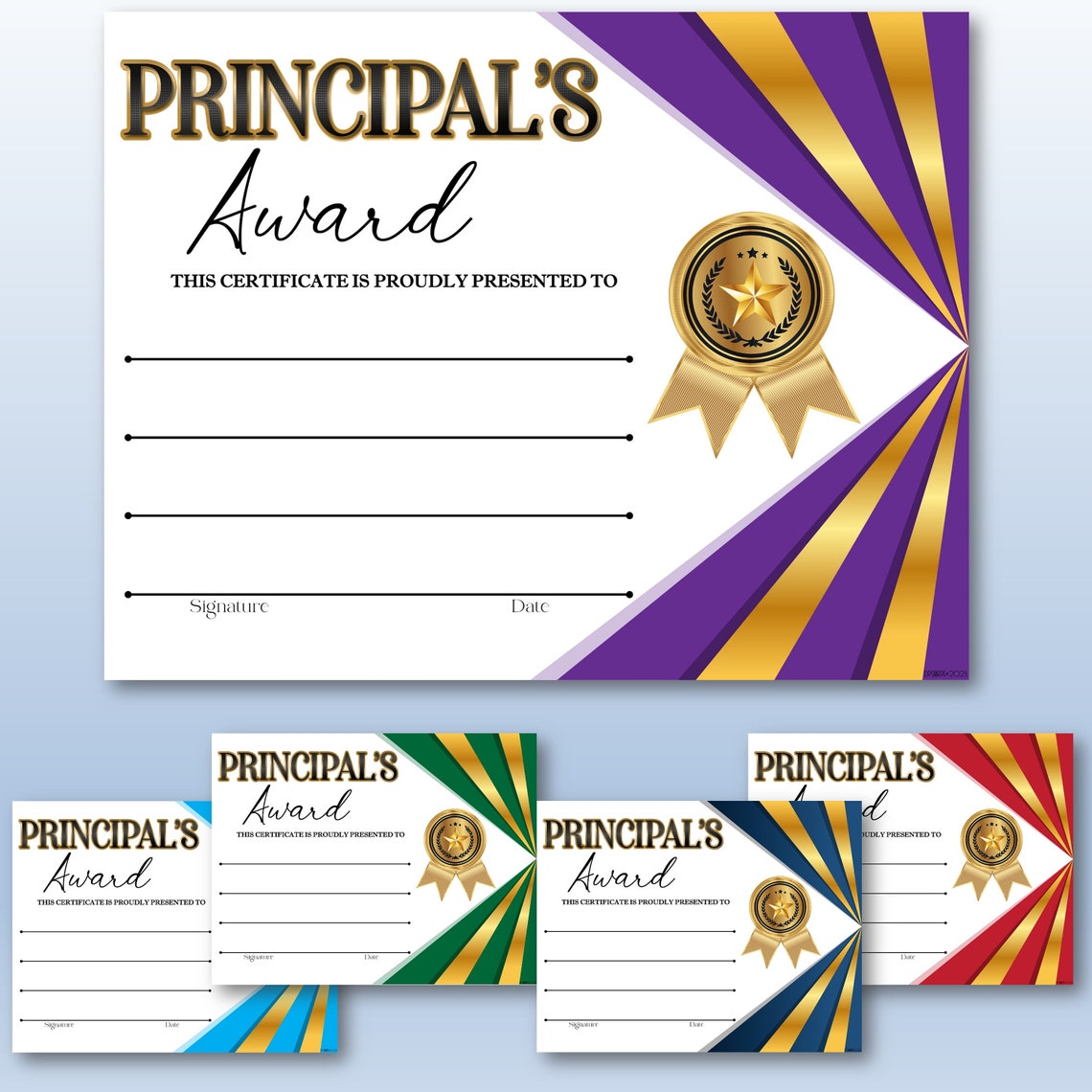 Principal’s Powerpoint Certificates, Powerpoint Certificates, Templates ...