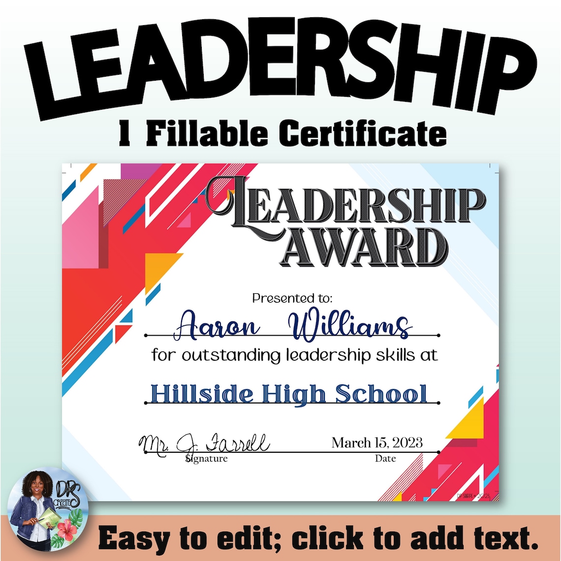 Leadership Powerpoint Certificate, Powerpoint Certificate, Templates ...