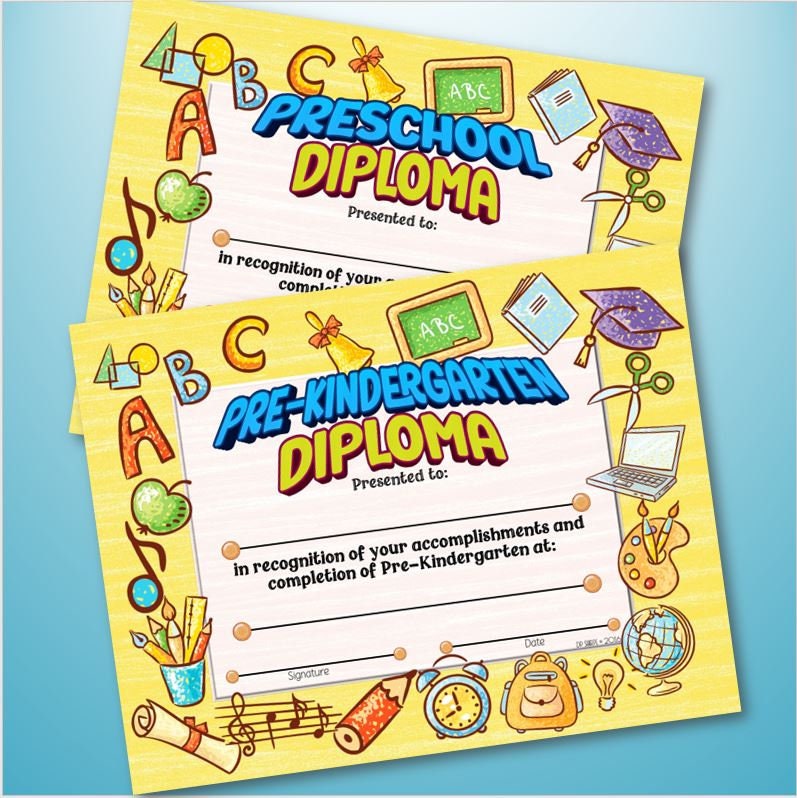 Promotion Certificates, Powerpoint Certificates, Graduation, School ...