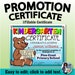 Promotion Certificate - Kindergarten - Etsy