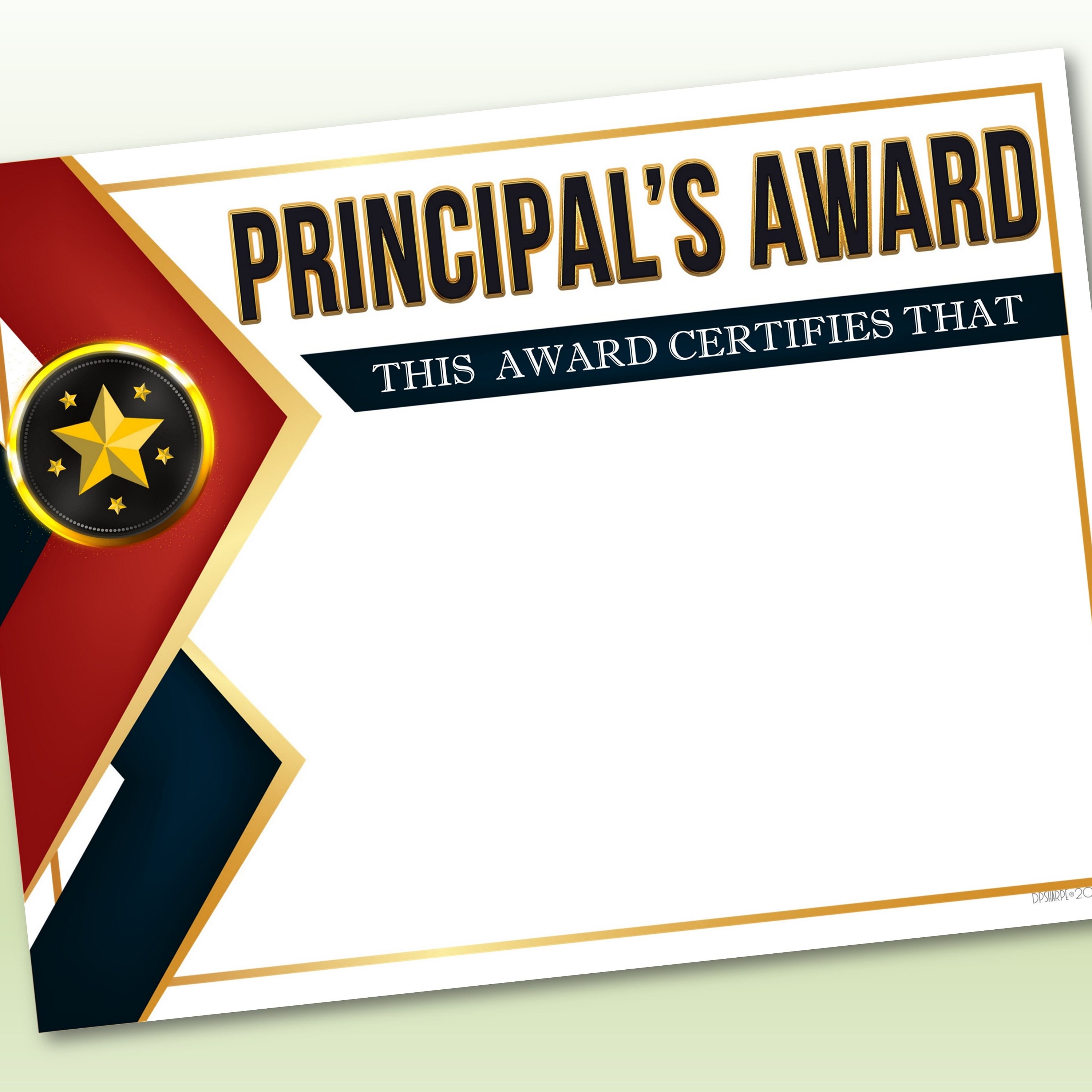 Principal’s Powerpoint Certificate, Powerpoint Certificate, Templates ...