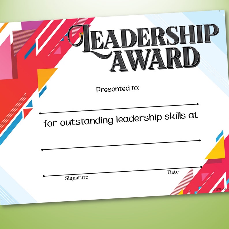 Leadership Powerpoint Certificate, Powerpoint Certificate, Templates ...
