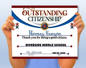 Citizenship Certificate, Powerpoint Certificates, School Certificates ...