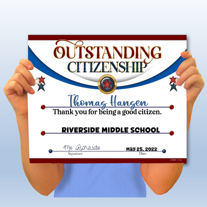 Citizenship Certificate, Powerpoint Certificates, School Certificates ...