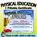 Phys.ed Powerpoint Certificate, Powerpoint Certificate, Templates ...