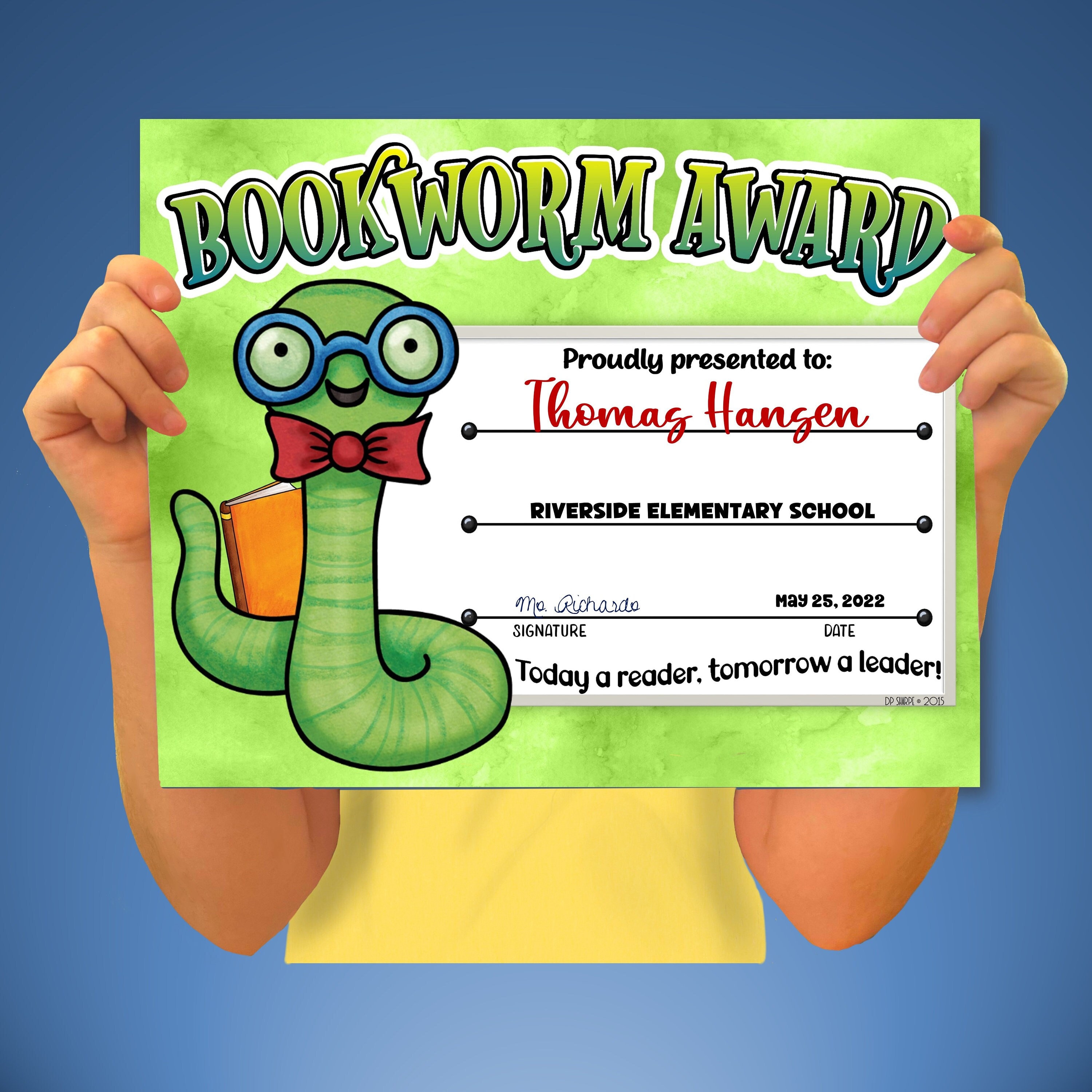 Bookworm Certificates, Powerpoint Certificates, Library Certificates ...
