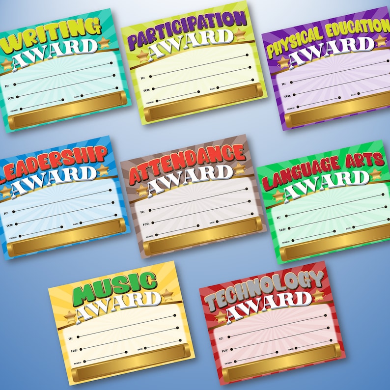 School Academic Powerpoint Certificates, Powerpoint Certificates ...