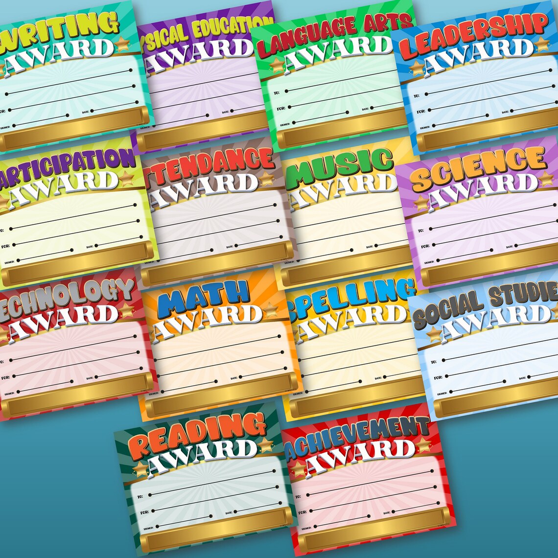 School Academic Powerpoint Certificates, Powerpoint Certificates ...