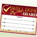Well Done Certificates, Powerpoint Certificates, School Certificates ...