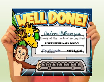 Computer Technology Powerpoint Certificate, Powerpoint Certificate ...