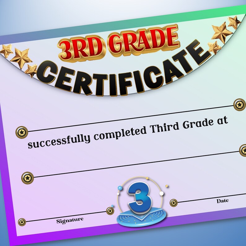 Promotion Certificate, Powerpoint Certificates, School Certificates ...