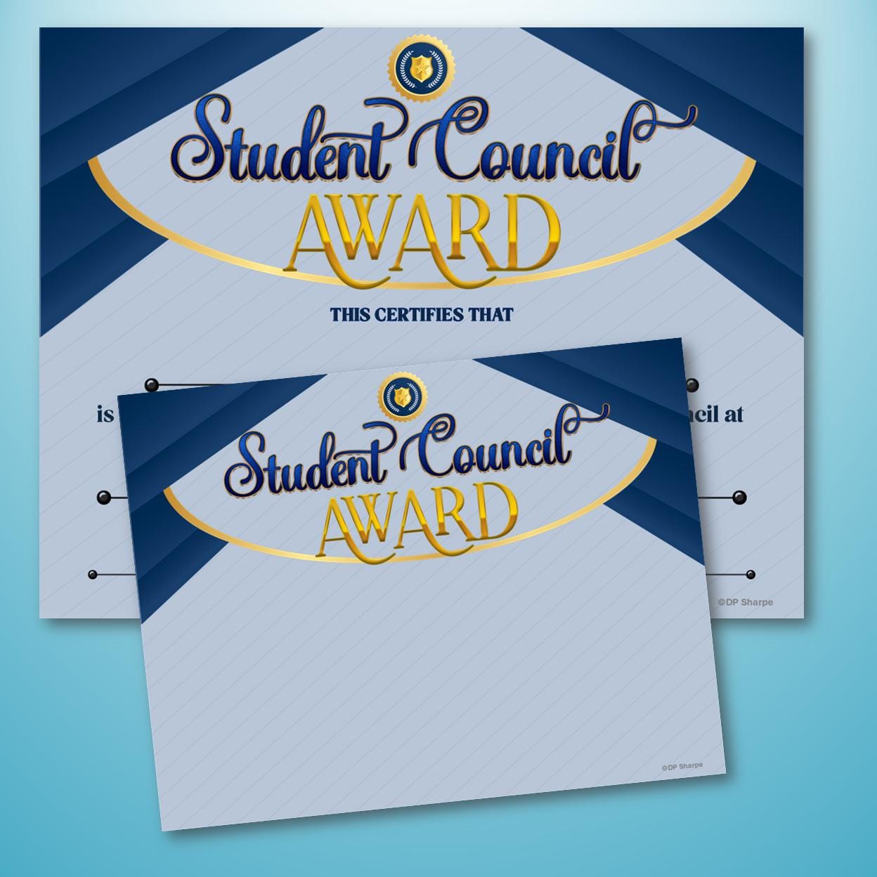 Student Council Certificate - Etsy