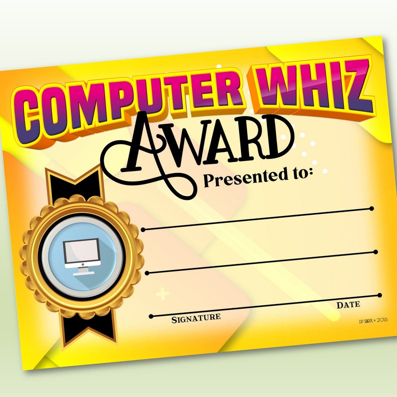 Computer Technology Powerpoint Certificate, Powerpoint Certificate ...