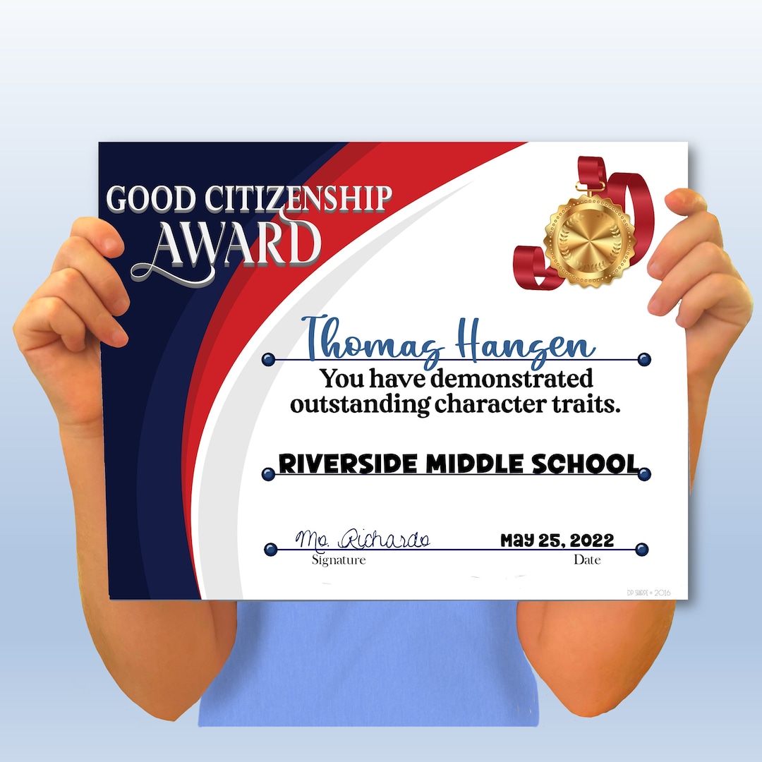 Citizenship Certificate, Powerpoint Certificates, School Certificates ...