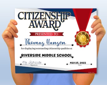 Citizenship Certificate, Powerpoint Certificates, School Certificates ...