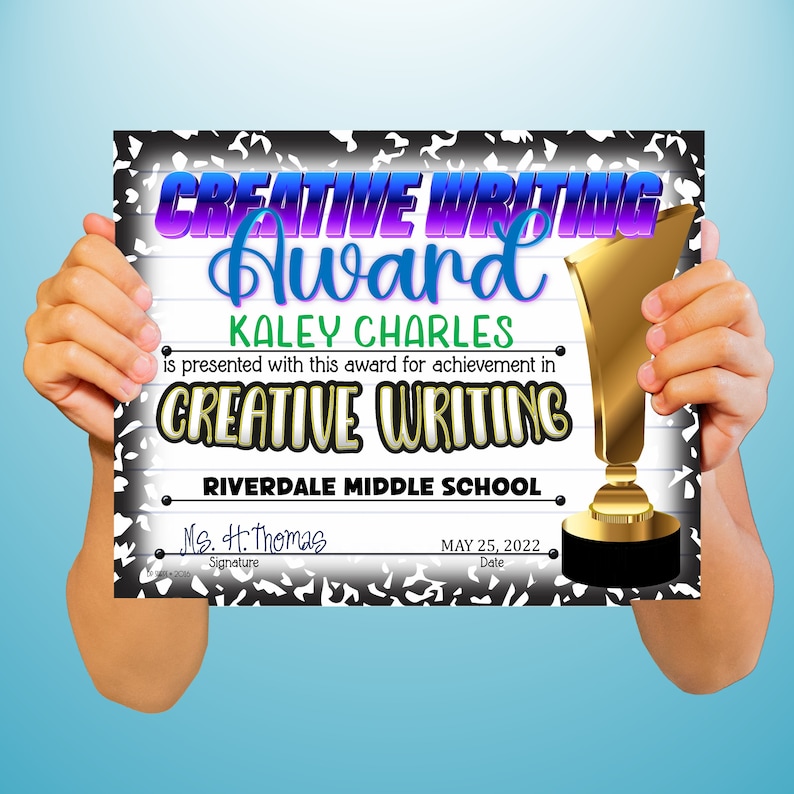 Writer Powerpoint Certificate, Powerpoint Certificate, Writer ...