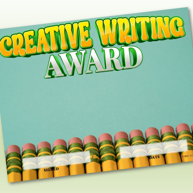 Writer Powerpoint Certificate, Powerpoint Certificate, Writer ...