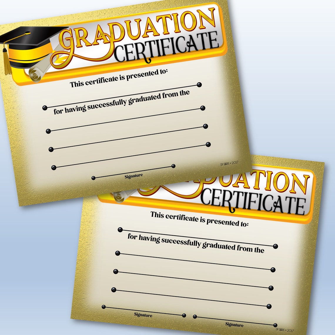 Graduation Certificate, Powerpoint Certificates, School Certificates ...