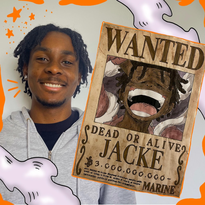 Luffys Wanted Poster - Etsy