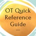 OT Quick Reference Guide - Etsy