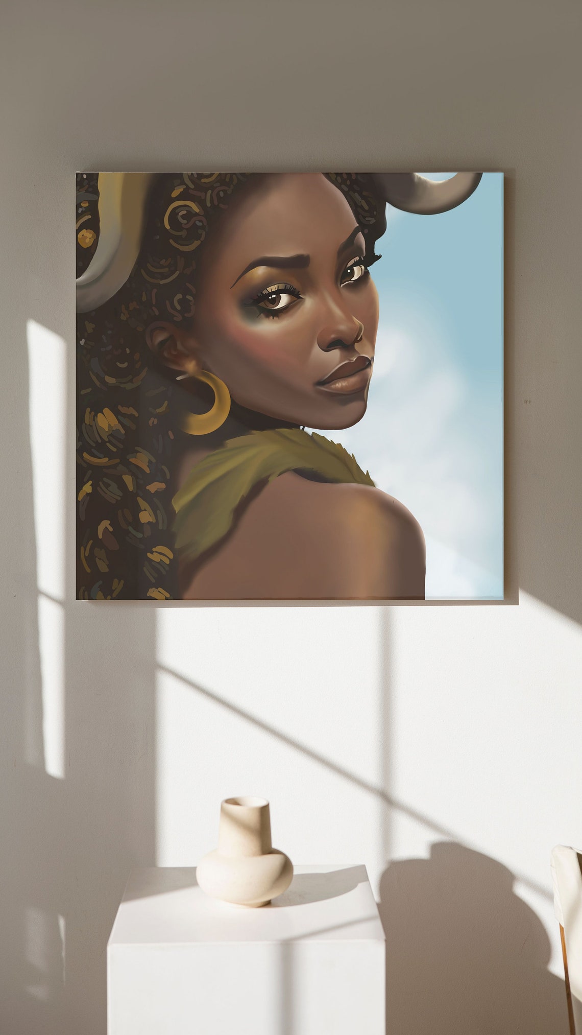 Taurus Art Goddesses, Celestial Art, Cosmic Art Print, Spiritual ...