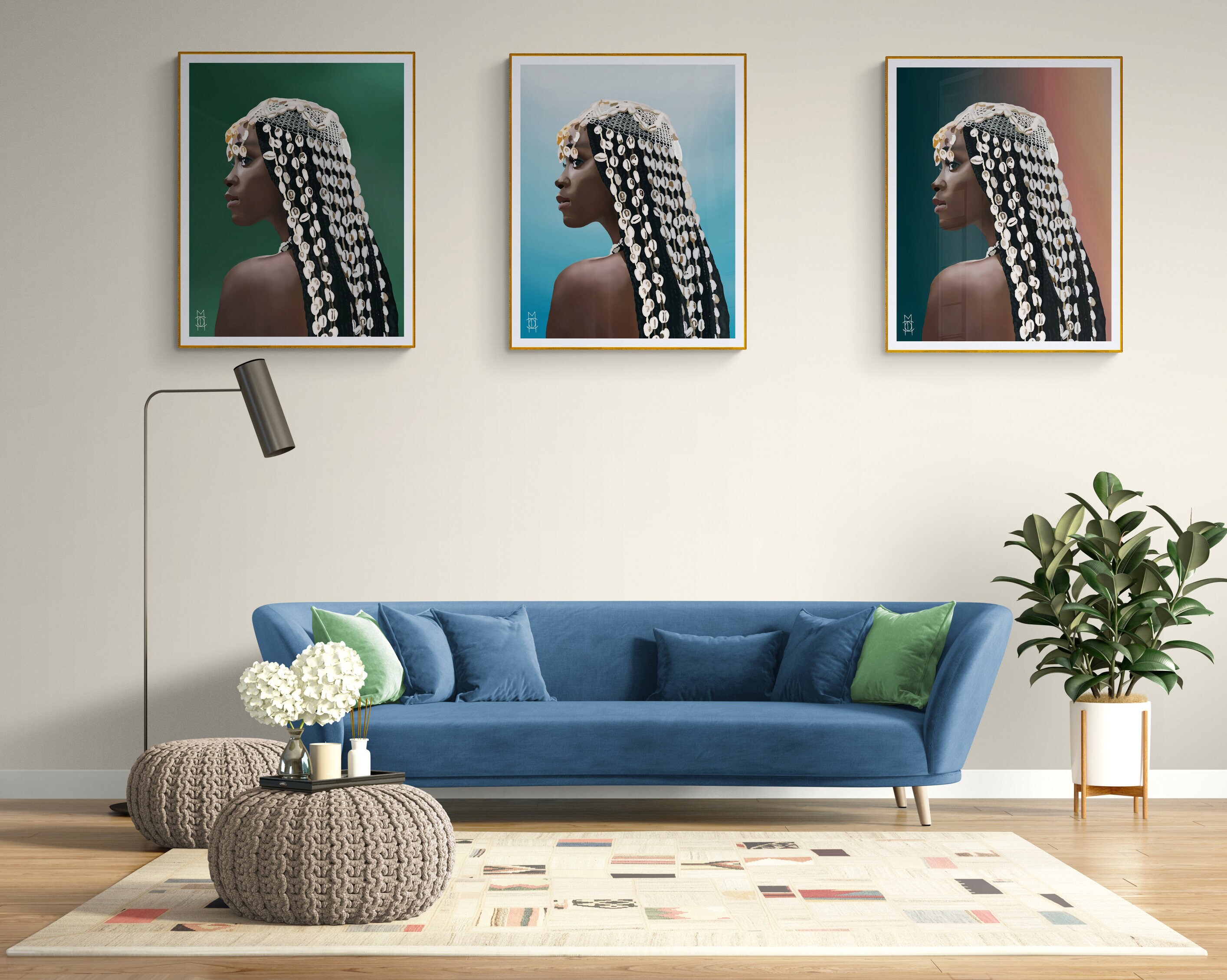 African Beauty Art: Black Woman Braids With Beads, African Beauty Art ...