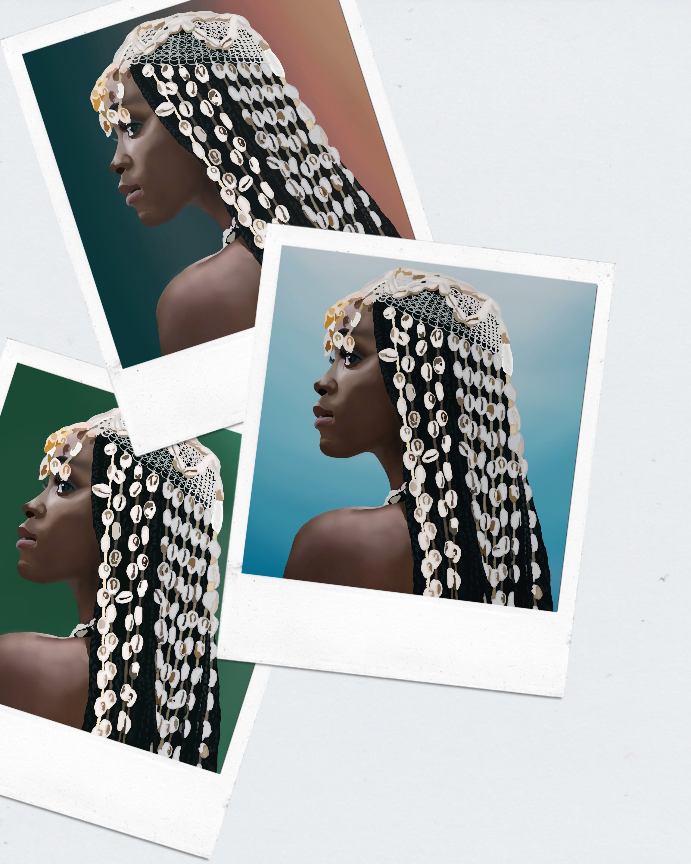 African Beauty Art: Black Woman Braids With Beads, African Beauty Art ...