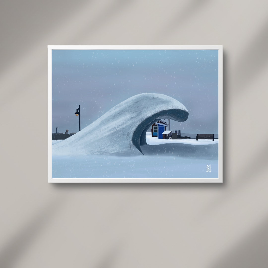 Halifax Waterfront the Wave East Coast Lifestyle Sculpture - Etsy