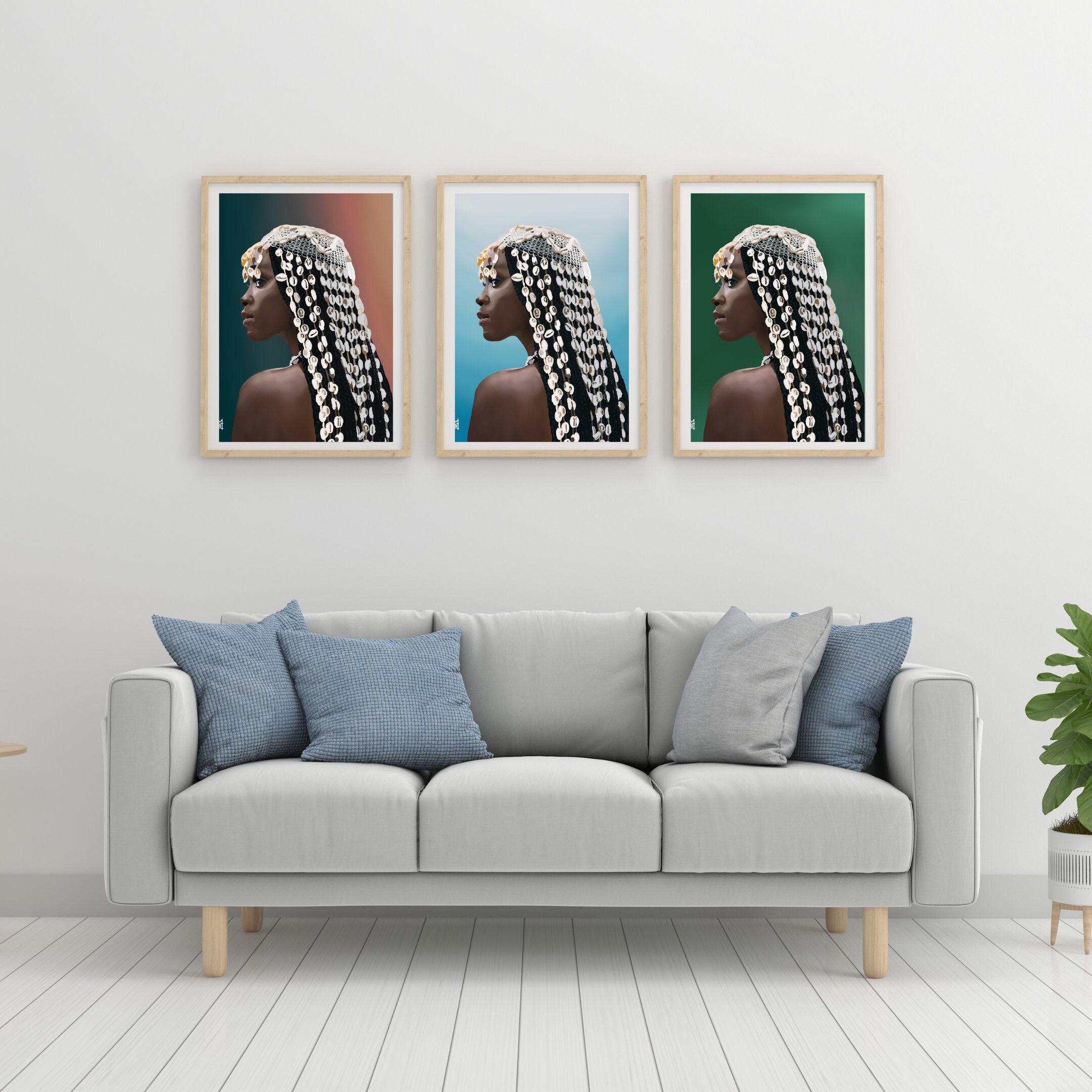 African Beauty Art: Black Woman Braids With Beads, African Beauty Art ...