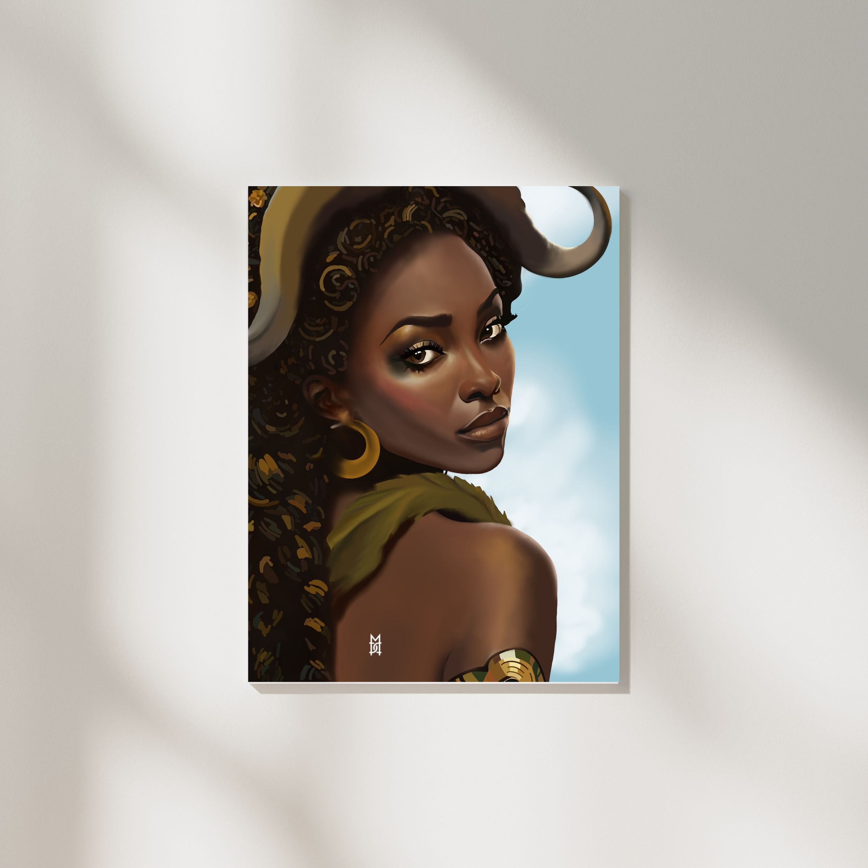 Taurus Art Goddesses, Celestial Art, Cosmic Art Print, Spiritual ...