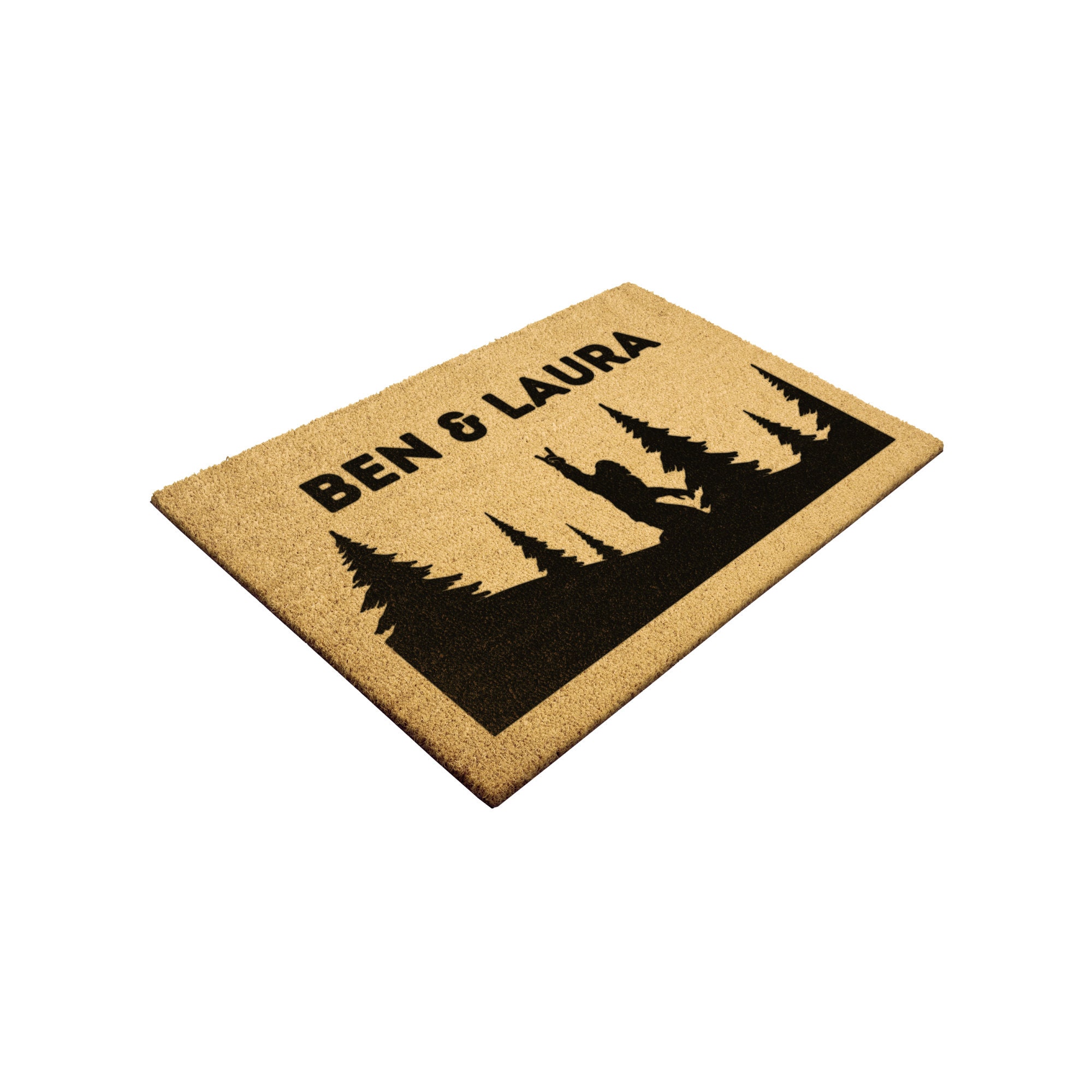 Bigfoot Custom Doormat for New Home Rug Couple Housewarming Gift for ...