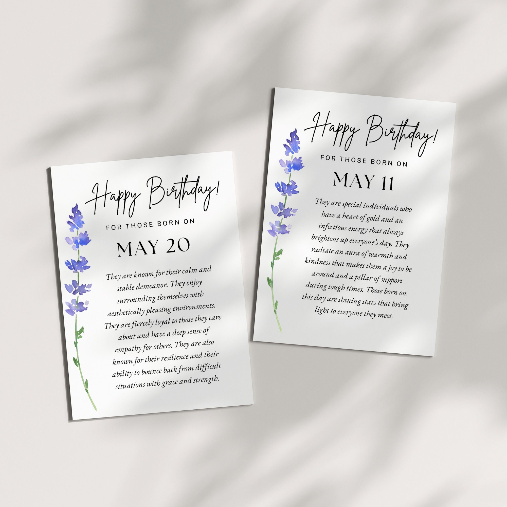 May Birthday Card for Gemini 60th Birthday Card for Best Friend 30th ...