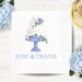 Preppy Champagne Flute Cocktail Napkins Personalized Engagement Party ...
