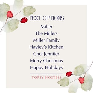 Preppy Christmas Nutcracker Tea Towel | Personalized Candy Cane Kitchen ...
