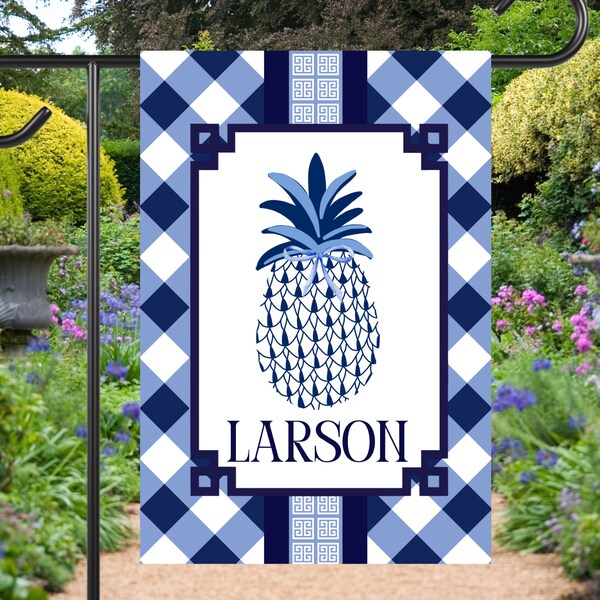 Monogram Garden Flag - Etsy